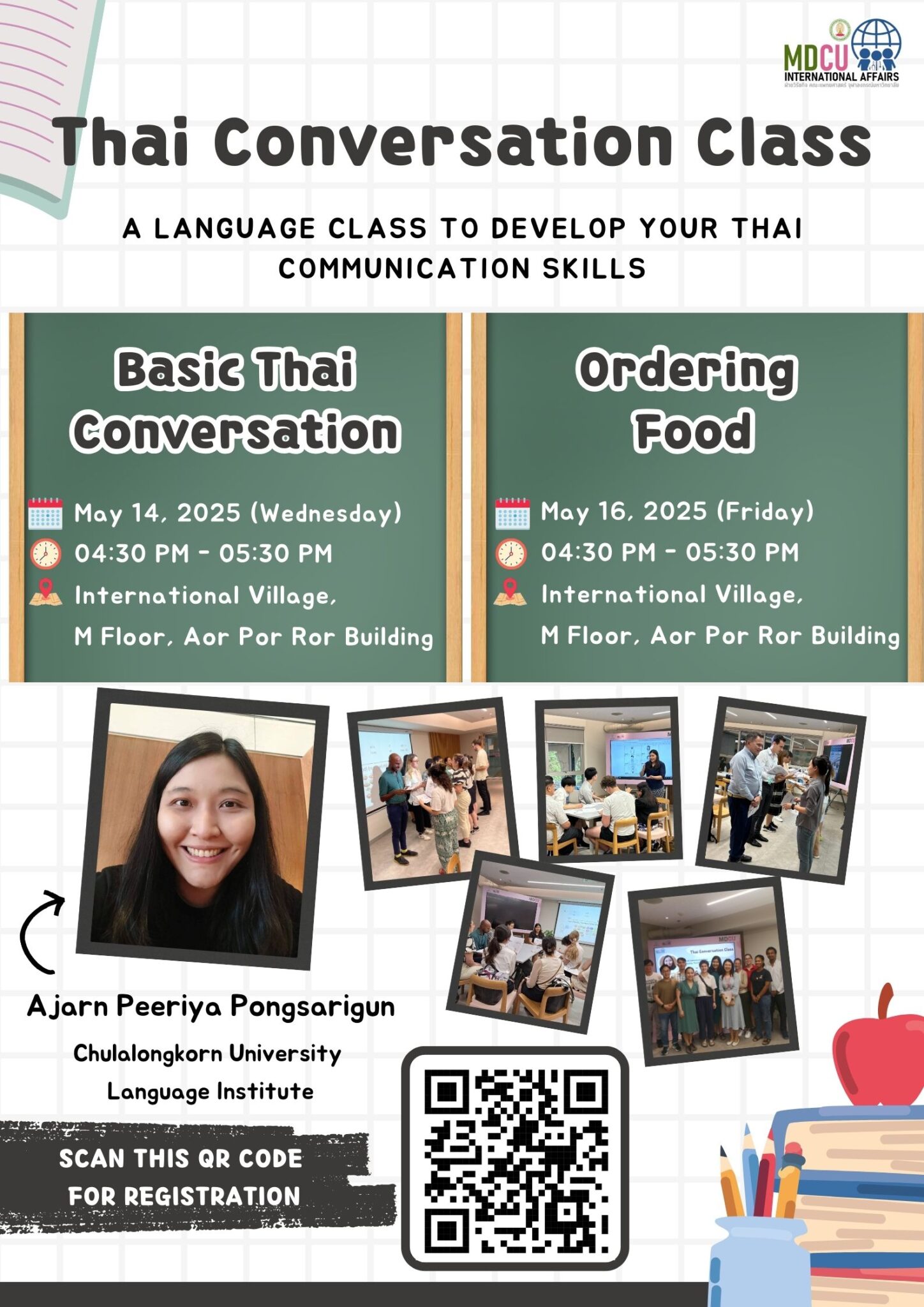 Thai Conversation Class: Basic Thai Conversation - MDCU International ...